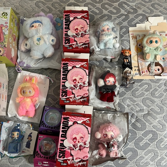 Toys | Popmart Labubu Skullpanda Nommi Bundle | Poshmark